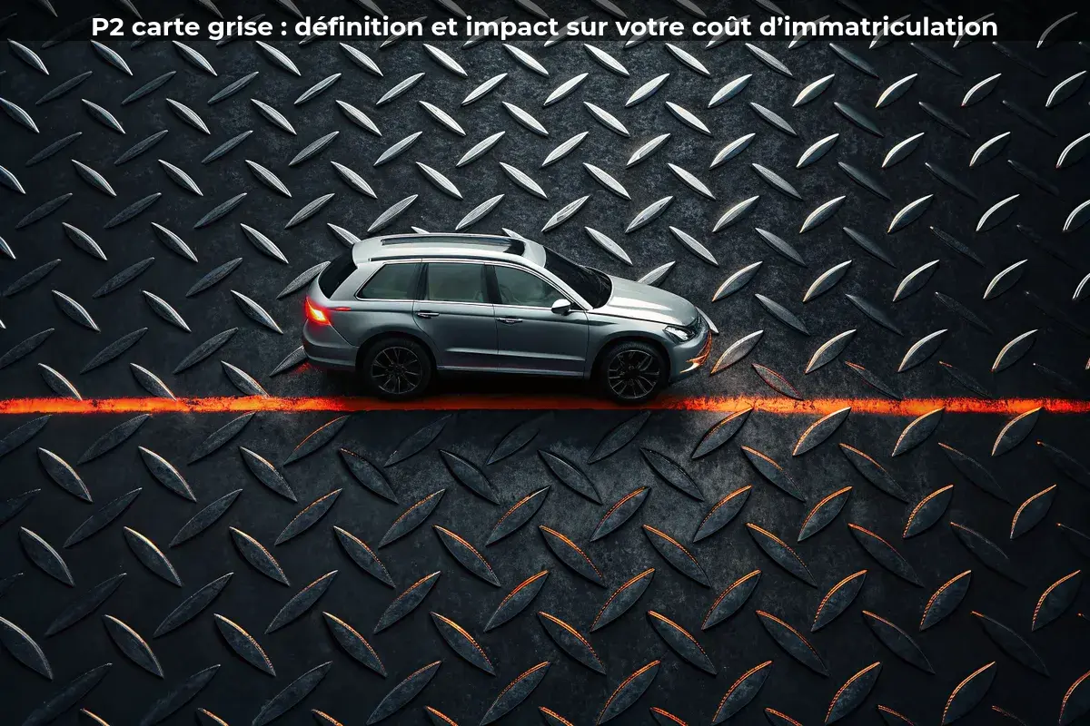 🚗 P2 carte grise : ce qui influence votre coût d’immatriculation